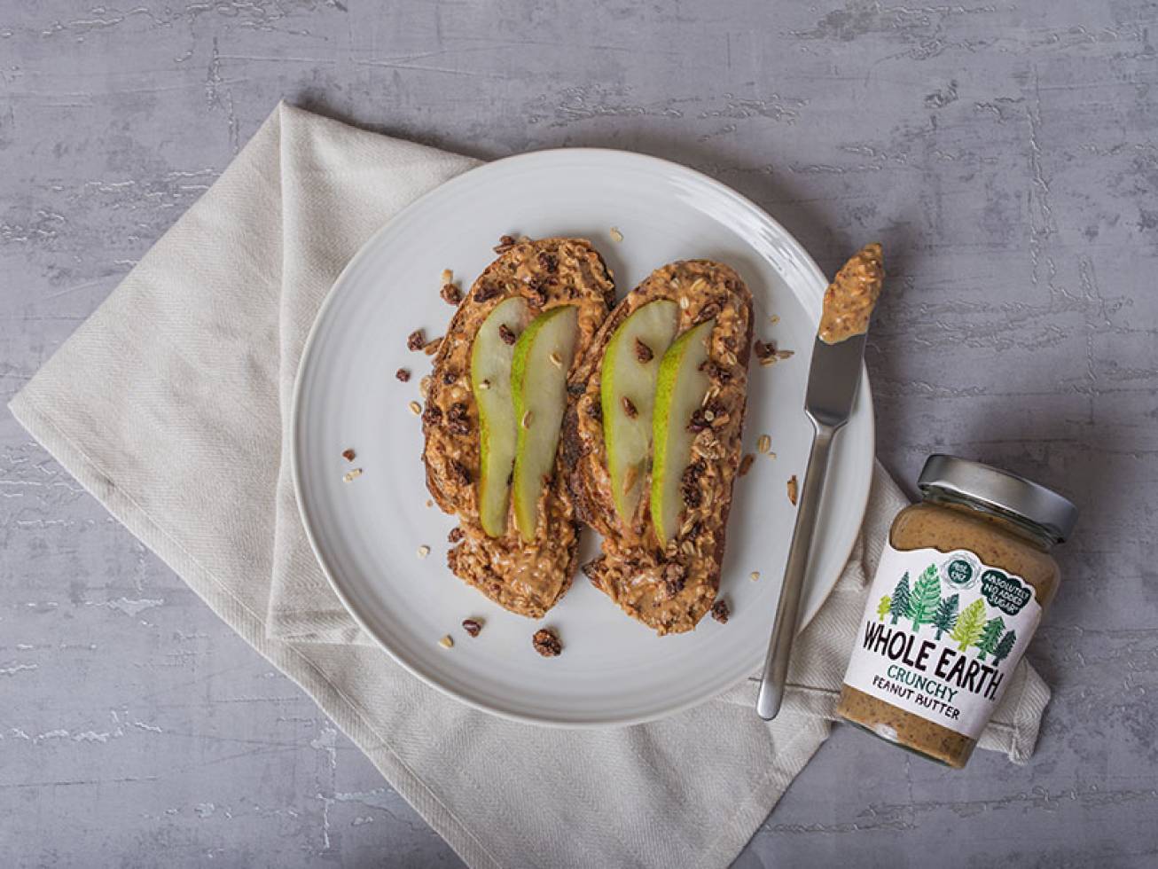 NUTTY PEAR TOAST – Whole Earth